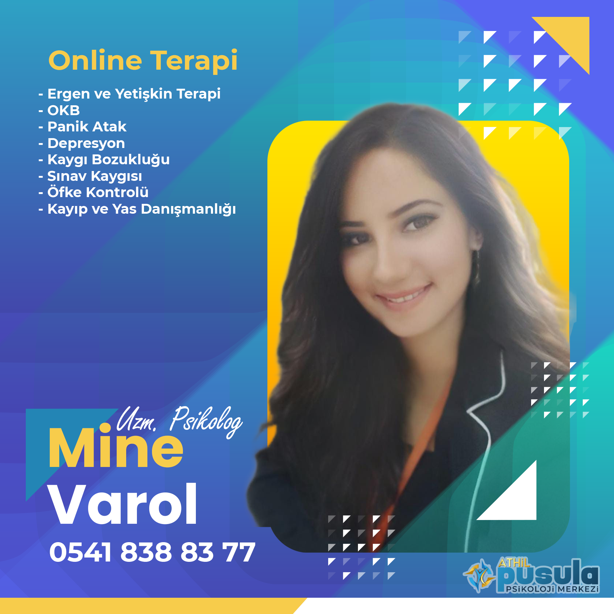 Mine Varol – Online Terapi – ATHİL PUSULA